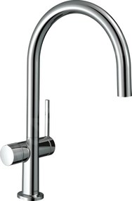 Hansgrohe M54, dřezová baterie Talis 220, s uzavíracím ventilem na spotřebič, chromová, 72805000