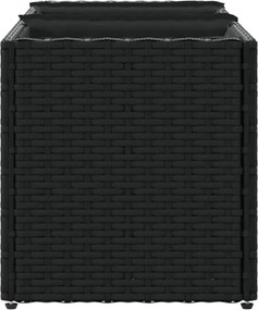 Zahradní truhlíky se 3 květináči 2 ks černé 105 x 30 x 32 cm 3210522