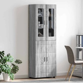 Vysoký bufet FLORIN 60 x 35 x 182 cm Šedá Sonoma 3397920
