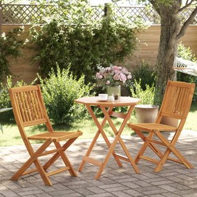 Fionshop 264018770 3dílný skládací bistro set masivní akáciové dřevo