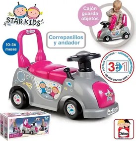 CHICOS Odrážedlo Star Kids 3v1 růžová