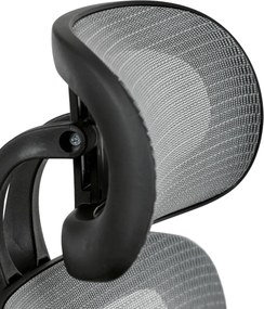 Ergonomická kancelářská židle LEXON - šedá síťovina