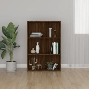 vidaXL Knihovna/příborník 66 x 30 x 98 cm kompozitní dřevo [800350] Barva: bílá a dub sonoma
