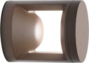 FAN LED-WAMI-AP-BRO Venkovní nástěnné svítidlo LED WAMI bronz hliník 10 W 1530 lm CCT IP65 14,4x12 cm - FANEUROPE