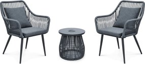 Autronic Zahradní set AZS-L1314 GREY solární podsvícení