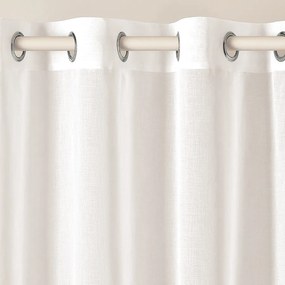 Room99 Záclona na kroužcích Novelia Barva: Bílá, Velikost: 400 x 250 cm