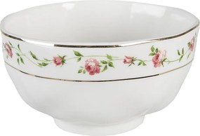 Porcelánová miska na polévku s růžičkami Cutty Rose - ∅ 11*6 cm / 300 ml