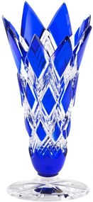 Váza  Harlequin, barva modrá, výška 250 mm