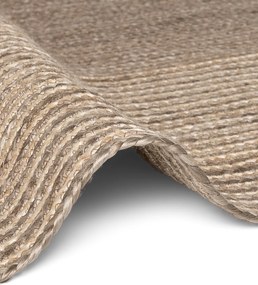 Hanse Home, Kusový koberec Juno 106329 Natural White Brown, 160x230, hnědá, chodba / předsíň