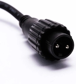 Easy Fix LED světelný řetěz, 20 m, venkovní, modrá, 120 diod, černý kabel, IP67