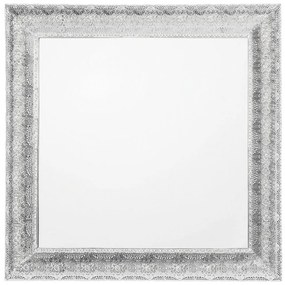 Nástěnné zrcadlo CAVAN 65x65cm stříbrné Beliani