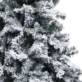 Umělý vánoční stromek zasněžený zelený 150 cm PVC 320963
