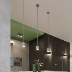 Sollux Lighting Stropní svítidlo ORBIS 2 šedé