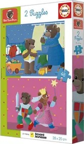 EDUCA Puzzle Petit Ours Brun / 2x48 dílků