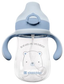 Hrnek se silikonovým pítkem 300ml 6m+ Bear with me Blue