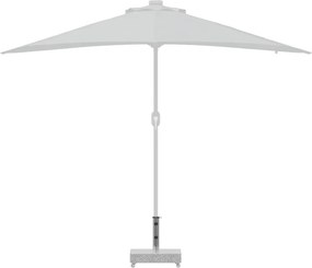Stojan na slunečník světle šedý 45 x 25 x 8,3 cm žula 313666