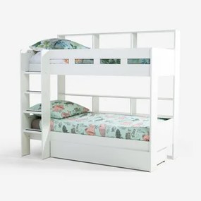 Patrová postel SILK 90x200 bílá