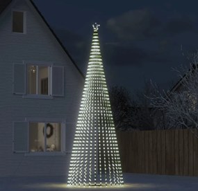 vidaXL Vánoční stromek kužel 1 544 ch LED diod 500 cm [358073] Barva: Teplá bílá