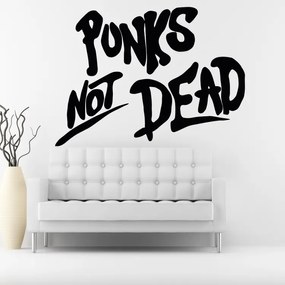 Punks Not Dead - vinylová samolepka na zeď 80x59cm