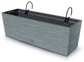 PROSPERPLAST Závěsný truhlík - FURU CASE W Rozměr: 39,5x18,5 cm, Barva: beton