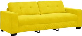 Set pohovek 3 ks Žlutá samet 3324645