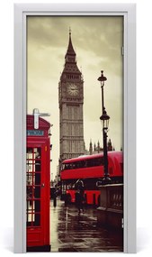 Fototapeta samolepící na dveře Big Ben Londýn 75x205 cm