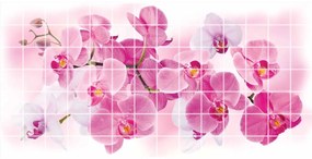 TP10018768 PVC obkladové 3D panely GRACE Kachlička Orchidej růžová