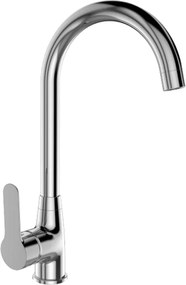 Mereo Mereo, Dřezová stojánková mimoúrovňová baterie, Zuna, s ramínkem nad pákou, výška 346 mm, chrom, CB20104Z