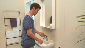 Hansgrohe Logis, umyvadlová baterie s výpustí, chromová, 71070000