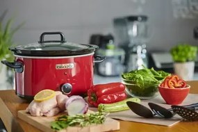 Crockpot SCV400RD červená / Pomalý hrnec / 3,5 l / 210 W / keramická n