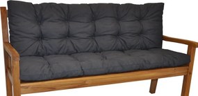 Axin Trading Polstr na zahradní lavičku 150x50 cm (sada) Polstr: Světle béžový melír