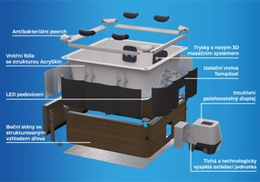 Mspa | Vířivý bazén MSPA Oslo Amber Aero Plus F-AM063WAP | 11400305