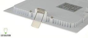 LED Solution Bílý vestavný LED panel hranatý 225 x 225mm 18W stmívatelný Barva světla: Teplá bílá 191095_10291
