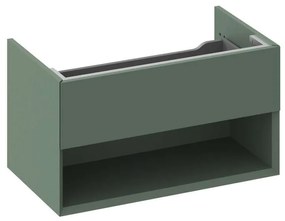 Ravak Lite - Umyvadlová skříňka 80x45x43 cm, 1 zásuvka, Grey Green X000001864