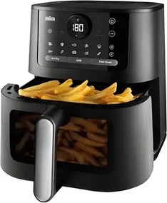 Braun HF5075IBK černá / Horkovzdušná fritéza / 2000 W / PFAS free / do