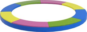 Kryt hrany trampolíny SPORTNOW Ø305 cm, barevný, odolný proti povětrnostním vlivům a UV záření, ideální pro zahradní trampolíny | Aosom.de