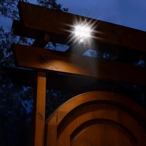 Exteriérové ​​solární LED svítidlo Depo, 1x LED 1,05w, černá
