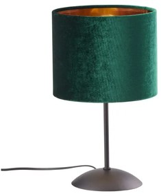 TK LIGHTING Stolní lampa - TERCINO 5570, Ø 20 cm, 230V/15W/1xE27, zelená/zlatá/černá