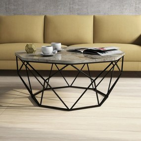 Konferenční stolek Diamond White Marble
