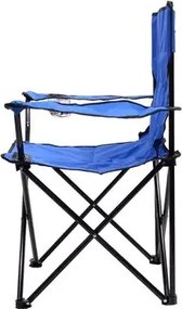 Cattara BARI modrá / Židle kempingová skládací / nosnost: 90 kg