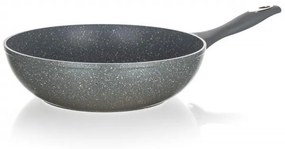 BANQUET Pánev WOK s nepřilnavým povrchem GRANITE Grey 28 cm