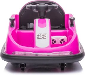 LEAN CARS Bateriové vozidlo GTS1166 LED světla dálkové ovládání růžové