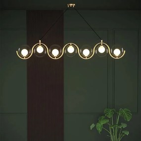 Toolight Toolight, stropní svítidlo 7xG9 APP1441-7CP, zlatá, OSW-01253