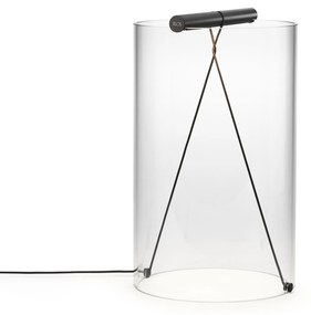 Flos F7542031 To-Tie T2, černá designová lampička se stmívačem, 7W 2700K, průměr 20cm, výška 34cm