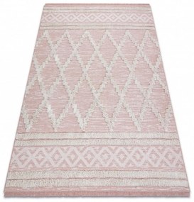 Kusový koberec Claris růžový 117x170cm