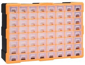 Organizér se 64 zásuvkami 52 x 16 x 37,5 cm,  147579