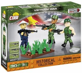 Cobi 2047 3 figurky s doplňky Vietnamská válka, 30 kostek