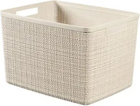 Curver Jute Úložný koš 20 l béžový / 23 x 36 x 28 cm