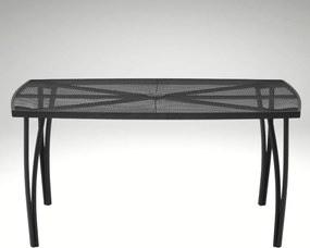 Vikio Zahradní kovový stůl 150x90cm V125C černá