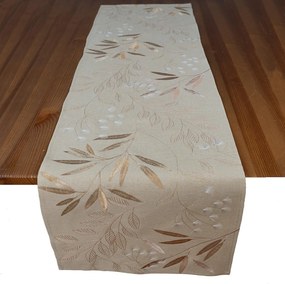 XXXLutz BĚHOUN NA STŮL, 40/140 cm, béžová hnědá Esposa - Prostírání na stůl - 004886002802